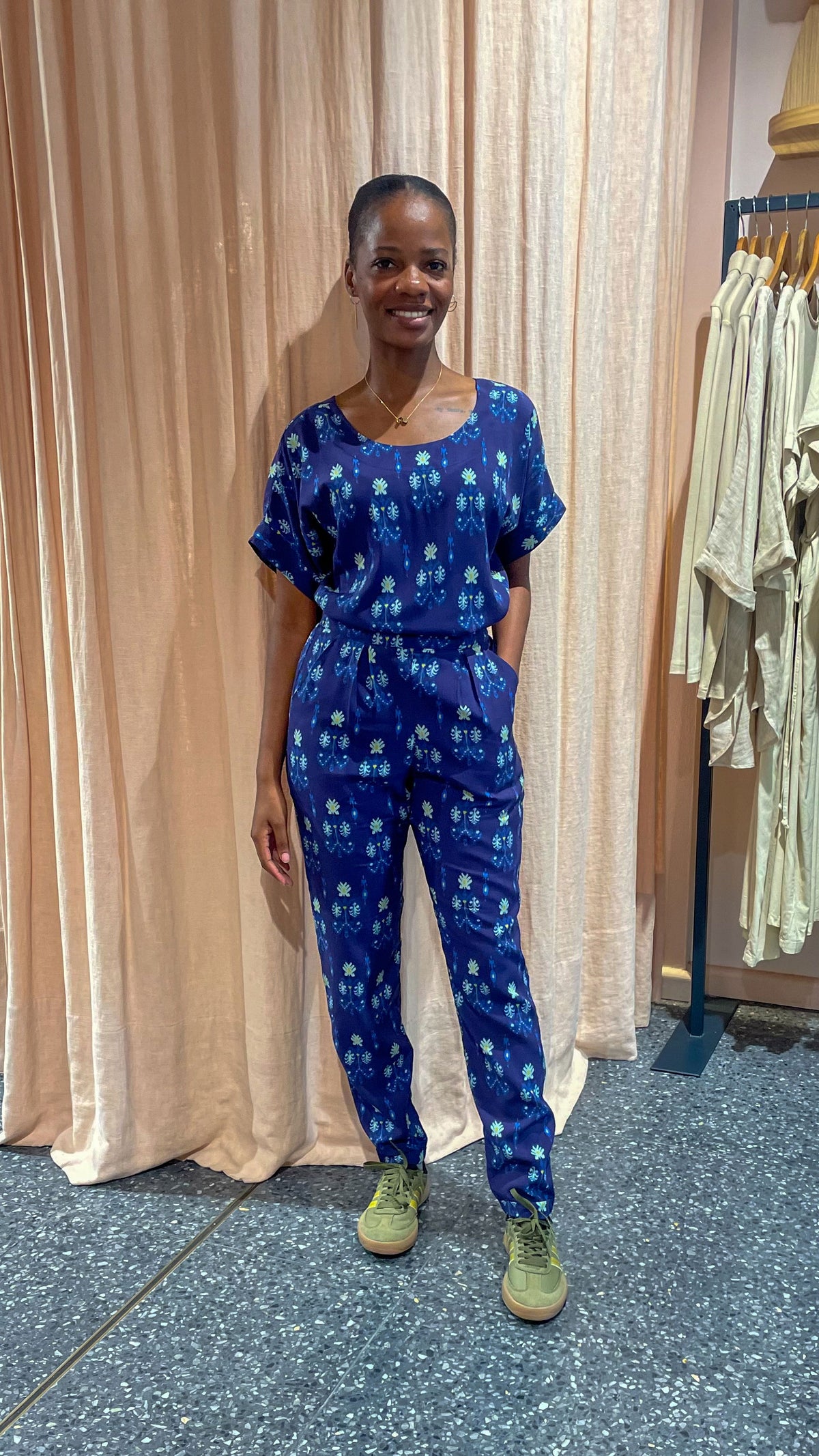 Marble Top - Navy Ikat (Size 30) – Good Clothing