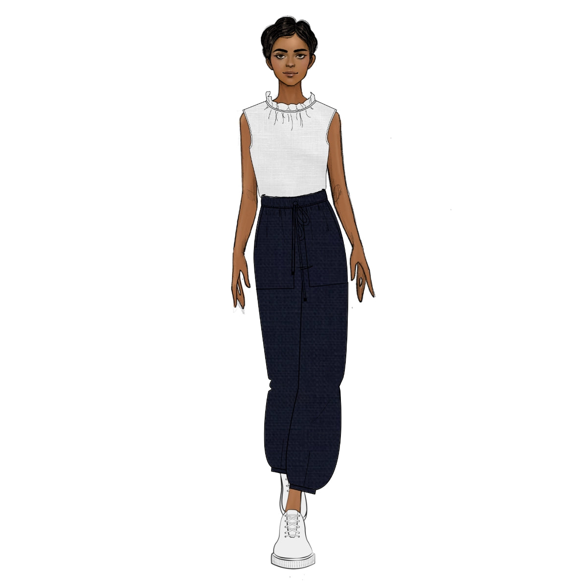 Tapered Pants - Navy – Good Clothing